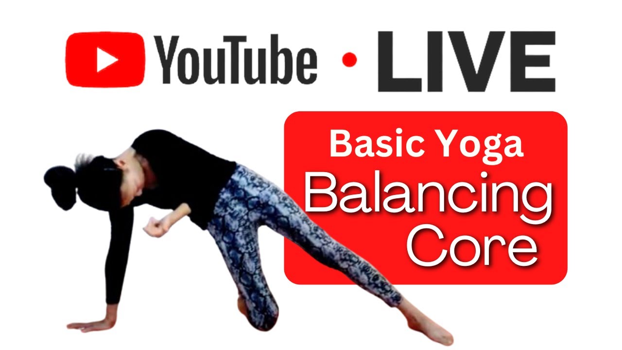 YOGA with YUKO | LIVE | Lower Back Pain | Balancing Core - YouTube