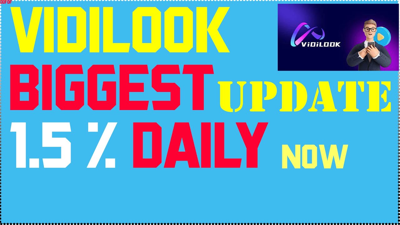 Vidilook latest update/vidilook 2.0 good news/No compulsary recruitment ...