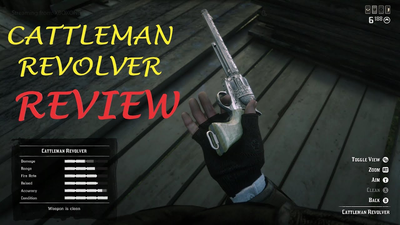 Cattleman Revolver Review RDO 2 - YouTube