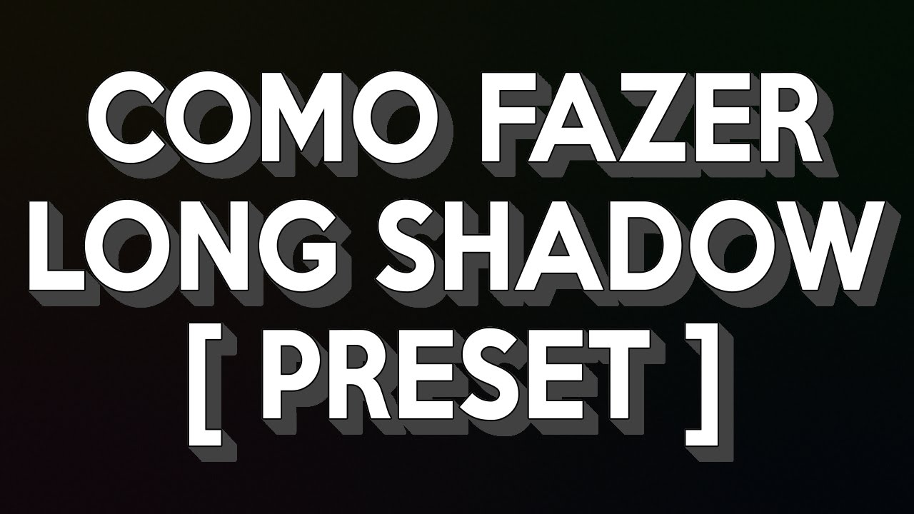 COMO FAZER LONG SHADOW NO AFTER EFFECTS YouTube como-fazer-long-shadow-no-after-effects-youtube