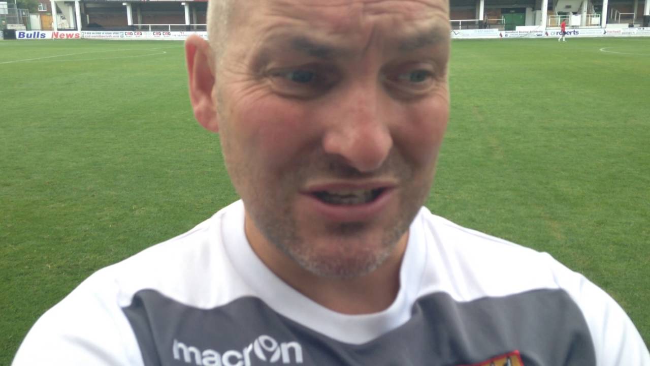 Hereford FC 4-2 Alvechurch - Ian Long Interview - YouTube