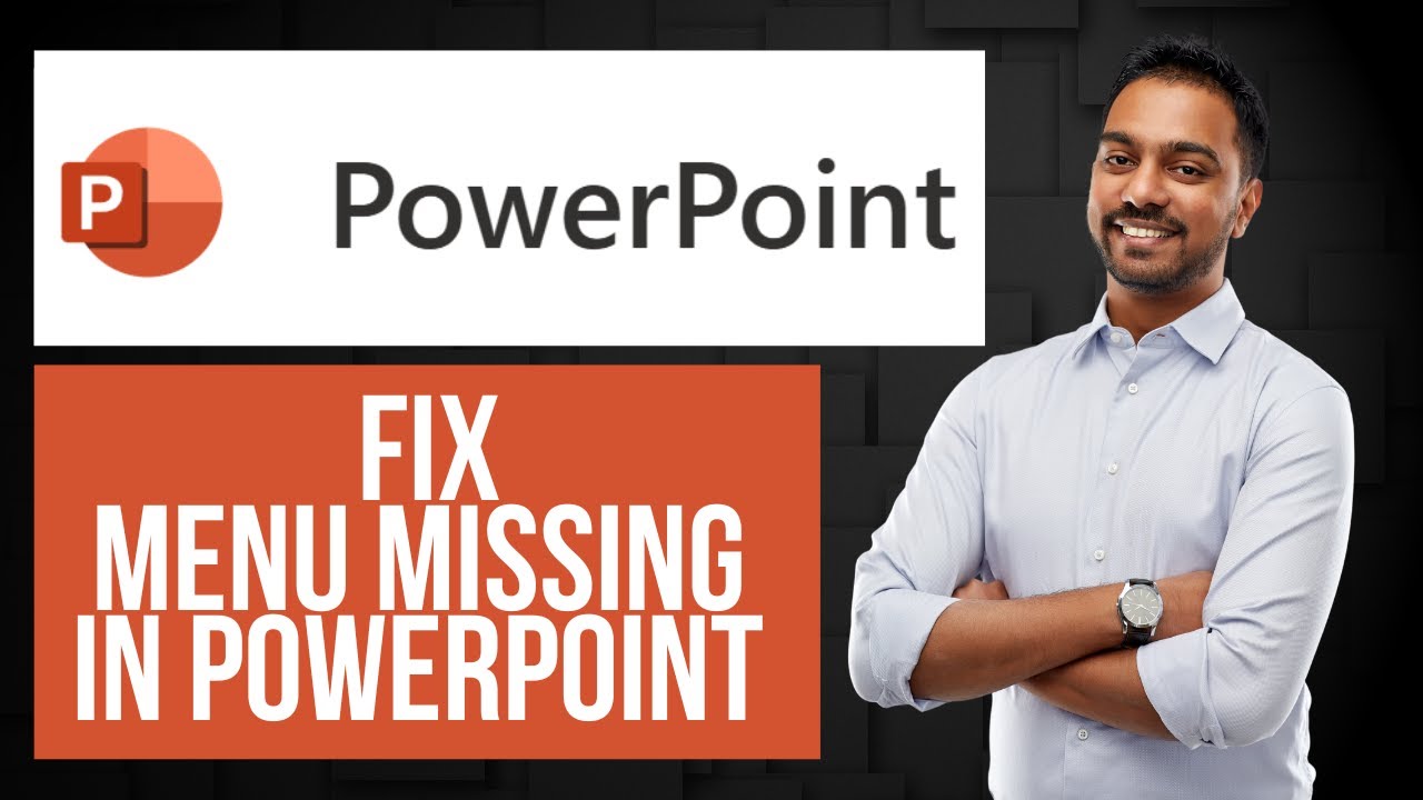 How to Fix PowerPoint Menu Missing | Toolbar Missing in PPT ...
