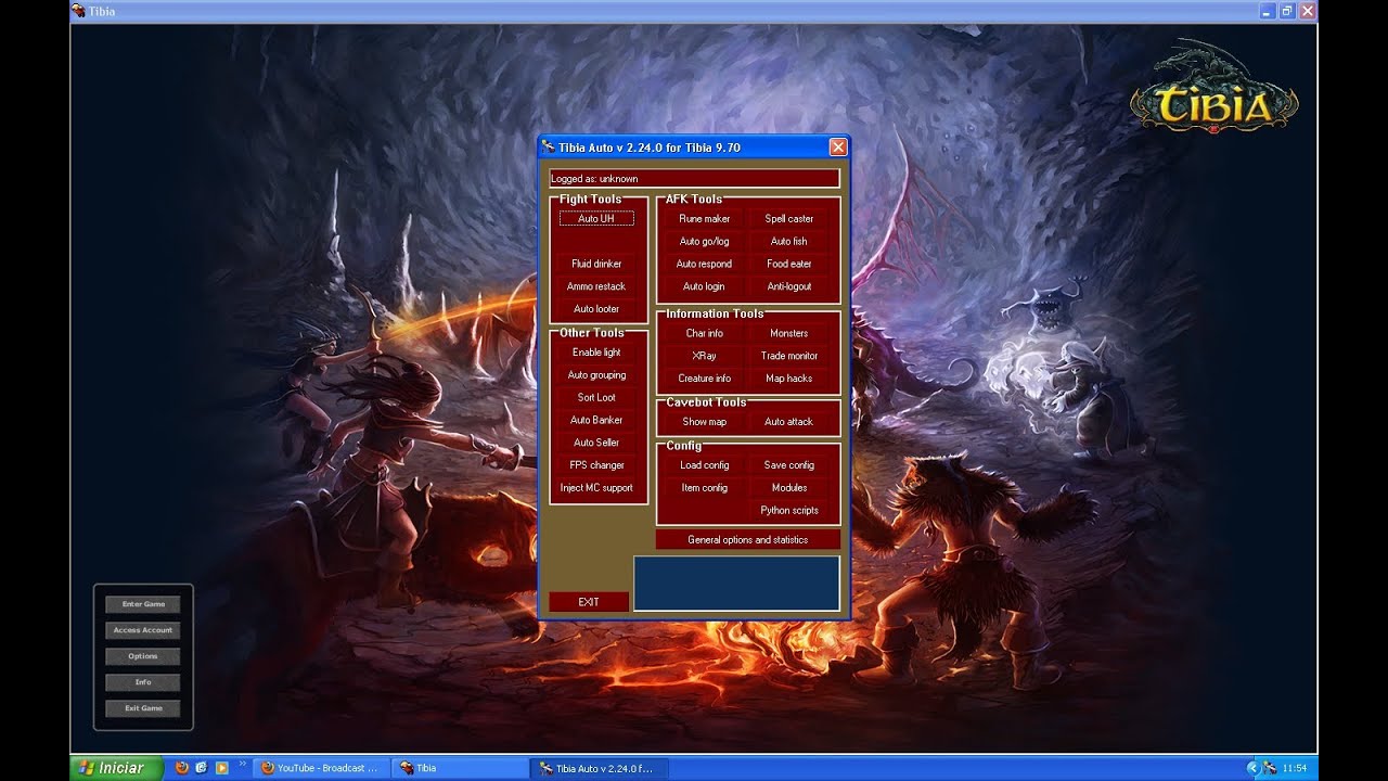 TibiaAuto - COMO CAÇAR (BASICO) - YouTube