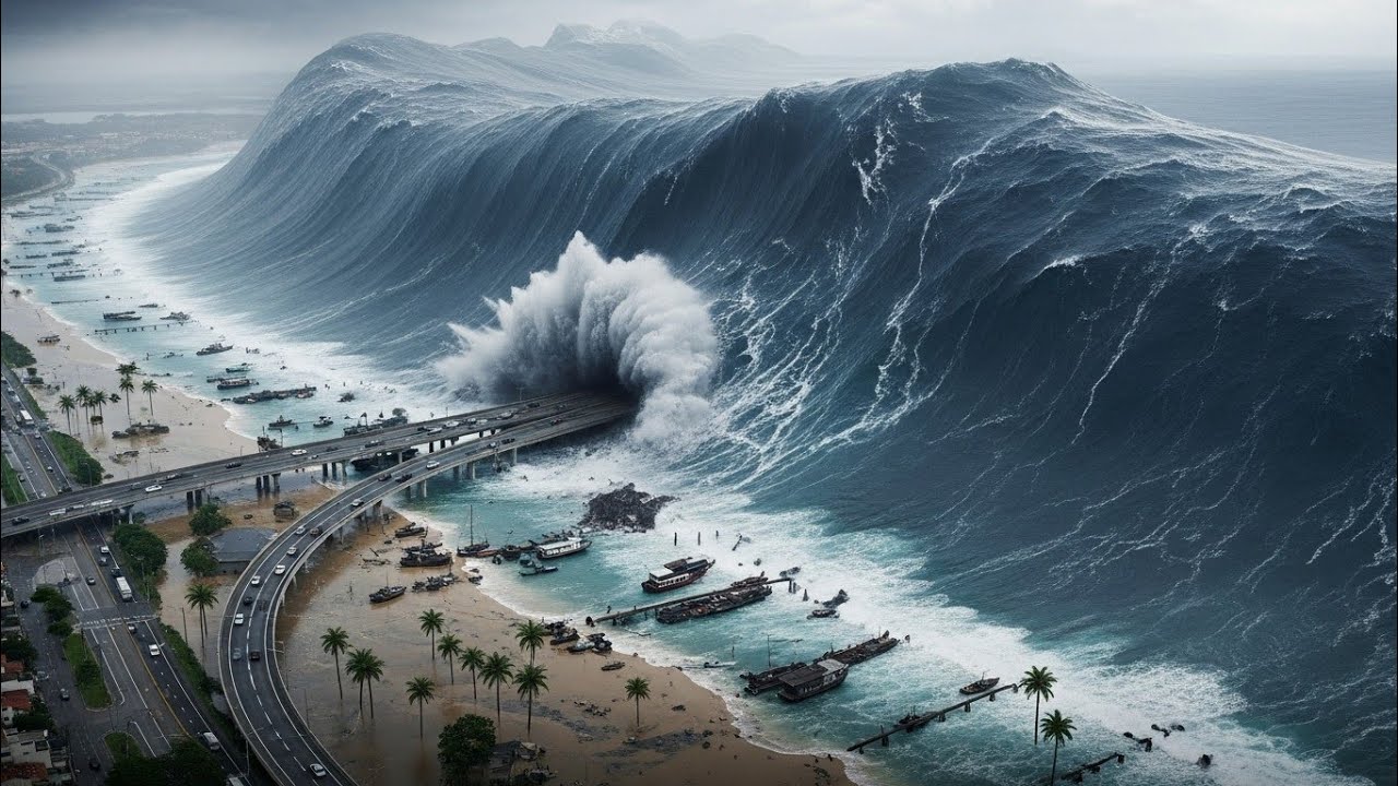 Mega Tsunami: Brazil’s Coast Collapses, Bridges Swept Away | Short Film ...