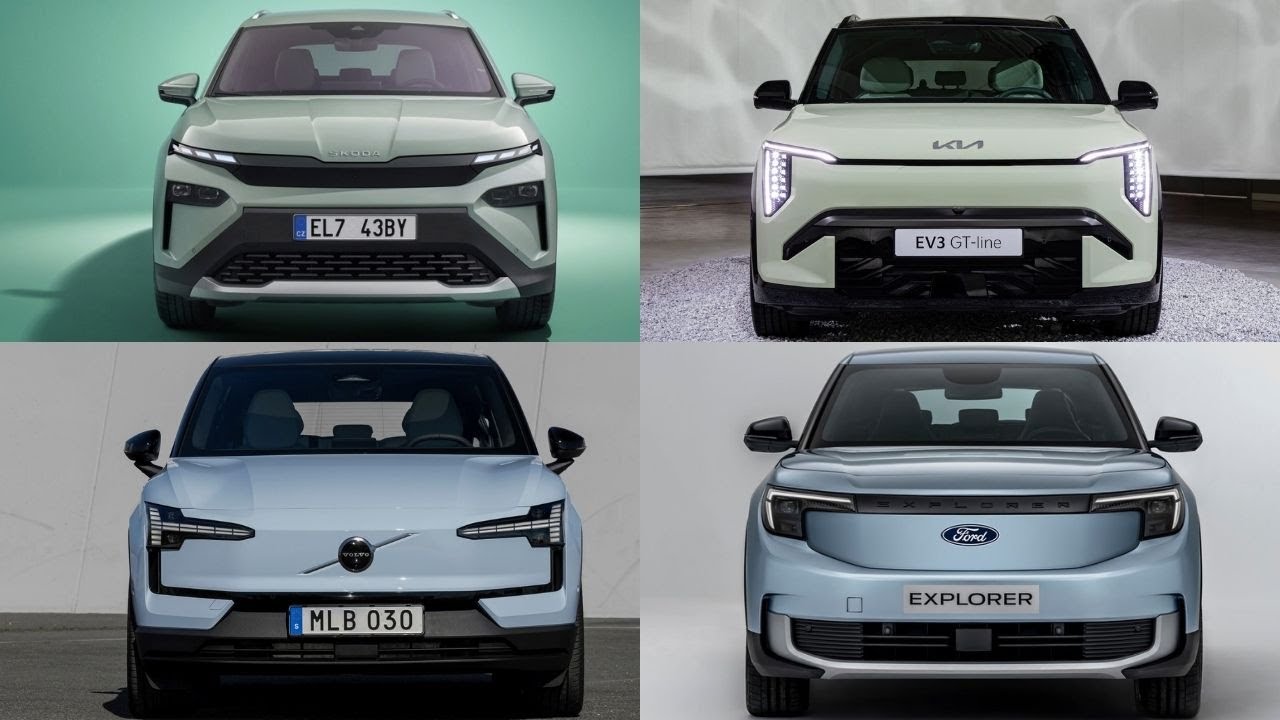 2024 Kia EV3 vs Skoda Elroq vs Volvo EX30 vs Ford Explorer EV: The Ultimate Electric SUV ...