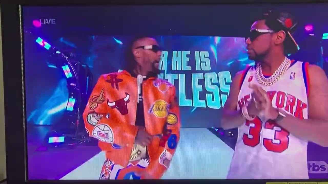 AEW Dynamite Rapper Fabolous & Swerve In Our Glory’s Entrance 9/21/22 ...