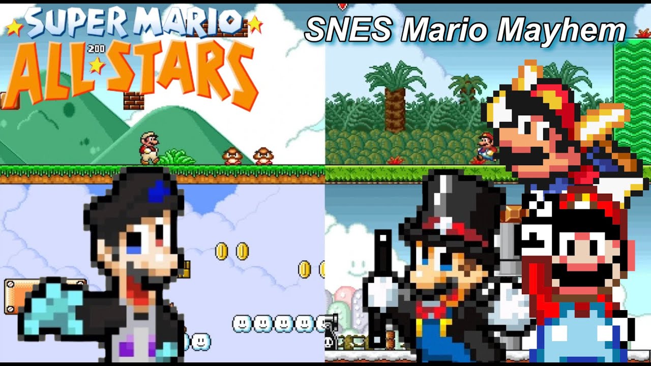 Super Mario All Stars - Part 1 - SNES Classics! Super Mario Bros Start ...
