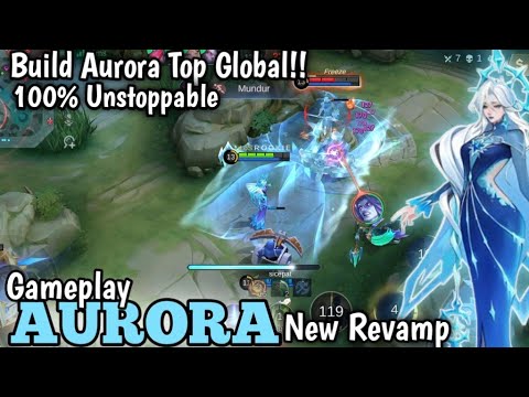 Gameplay Aurora Revamp Mid Lane 10 Kills!! The Sickest Aurora Build ...