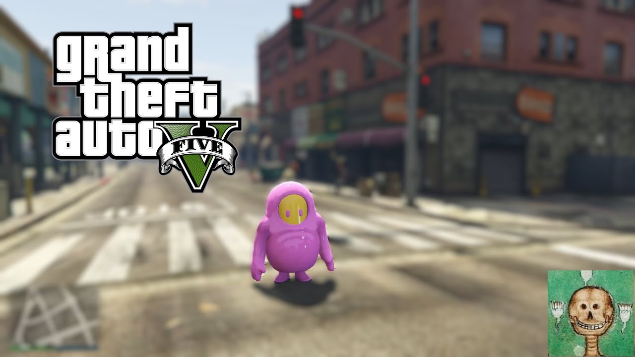 Fall Guy Gta 5 mod - YouTube