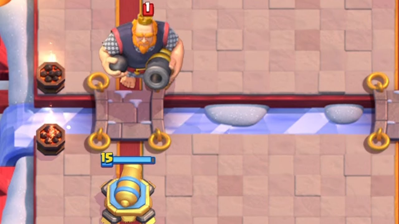 LEVEL 1 ROYAL GIANT vs LEVEL 15 CANNON - YouTube