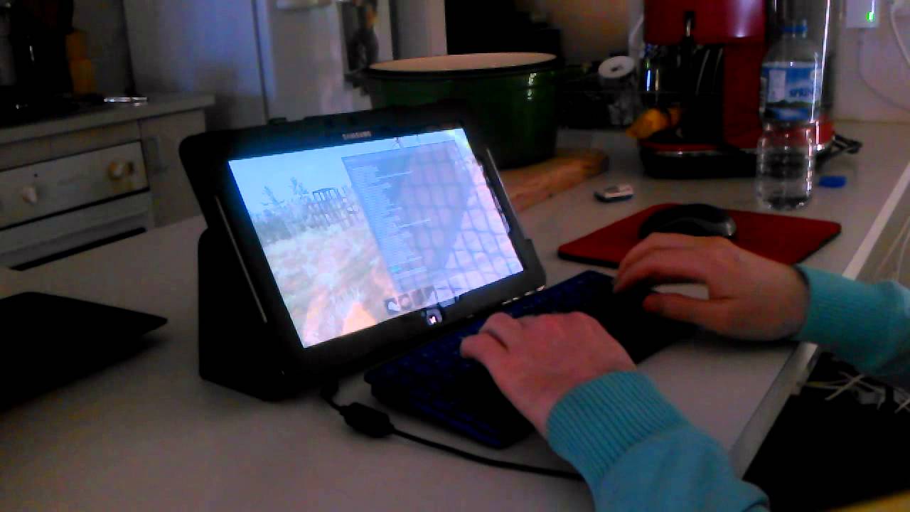 Playing Rust on my TABLET - YouTube