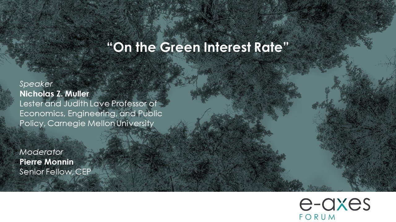 "On the green interest rate" - YouTube