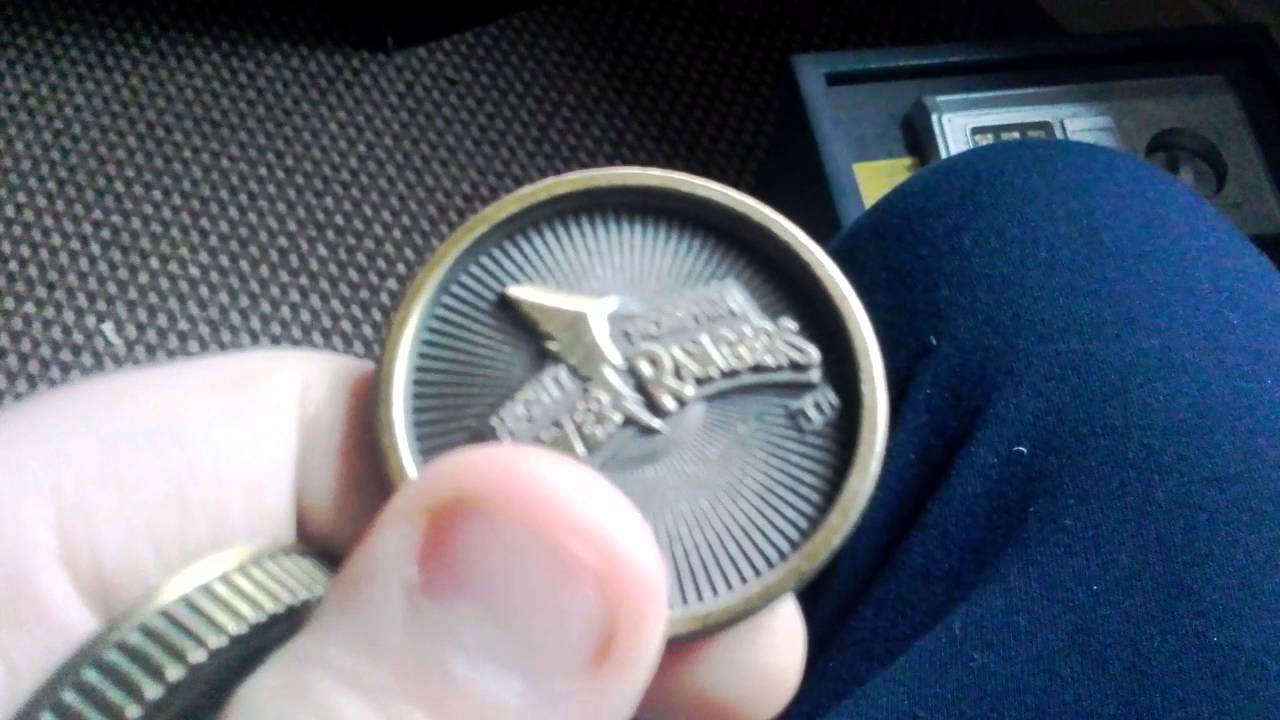 A Look At The Blue Ranger Power Coin - YouTube