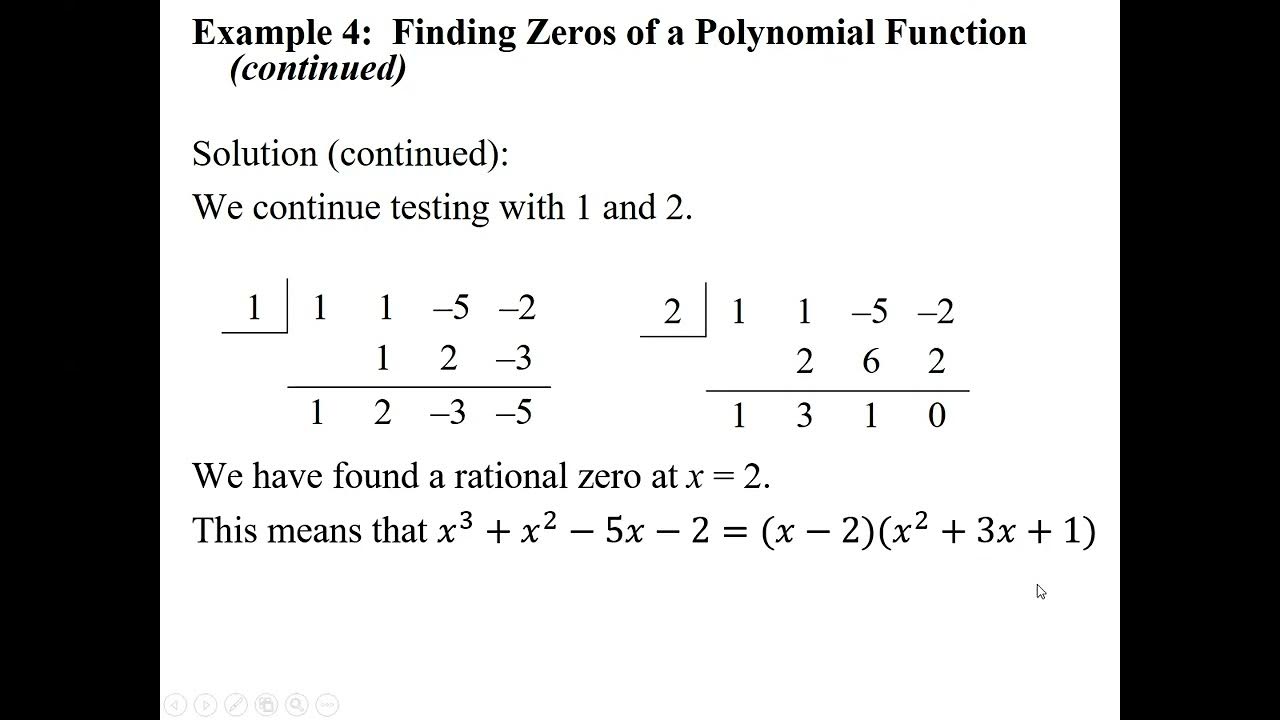 MTH 157 - Lecture 14 - Polynomials and Rational Functions I, Part 3 - YouTube