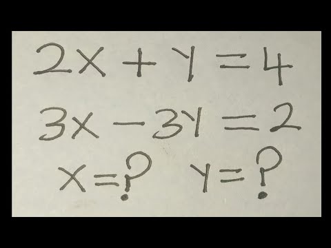 Solve for X and Y simultaneously |can you?| [simultaneous Equation ...