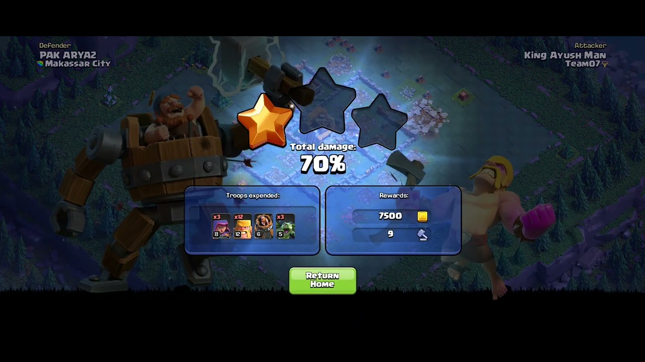 coc part 3 trophies push - YouTube