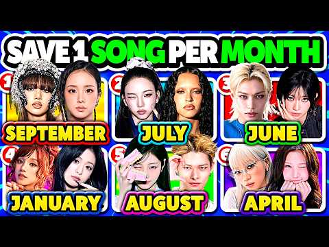 SAVE ONE KPOP SONG PER MONTH ⚡️ | KPOP QUIZ 2026