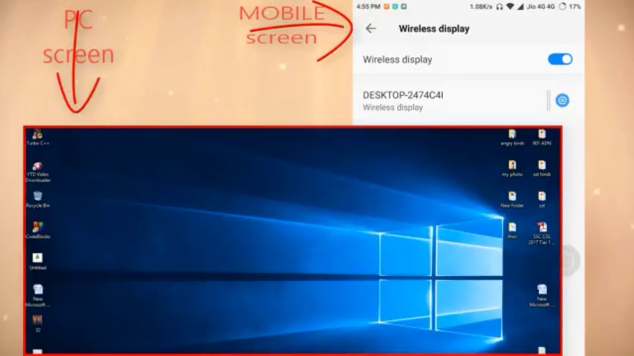 How to display & CAST your android screen on PC Laptop || Mirror your ...