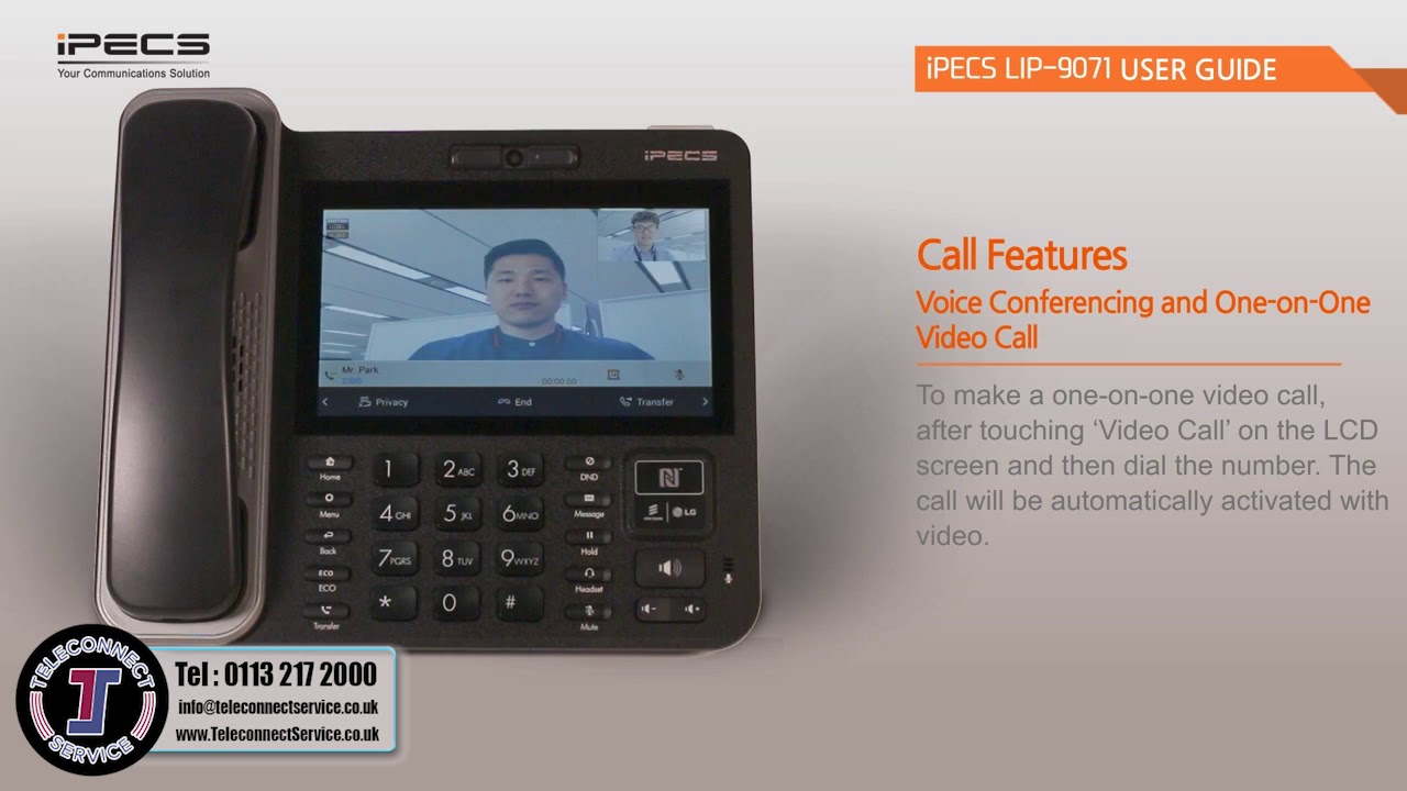 How to use the iPECS LIP 9071 Video - YouTube