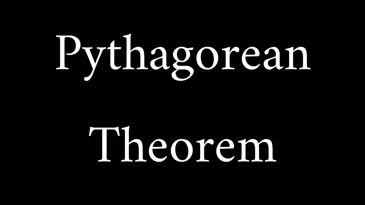 How to Pronounce Pythagorean Theorem (Math Term) - YouTube