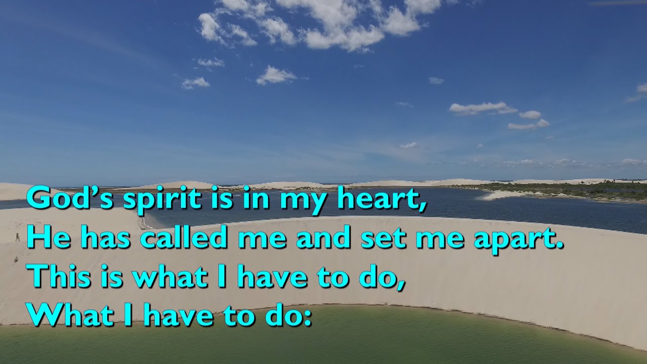 God's Spirit is in My Heart (Go Tell Everyone - 4vv+refrain) [with ...