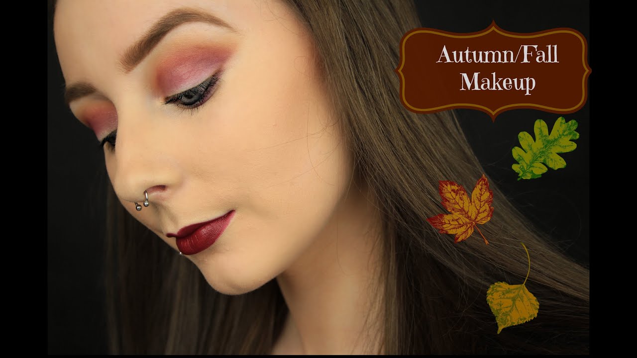 Autumn/Fall Inspired Makeup - YouTube