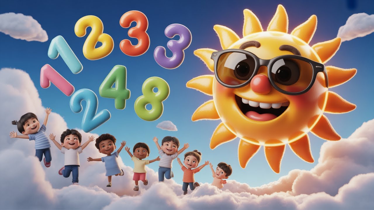 ☀️ Count with the Sun – Fun Nursery Rhyme for Kids | Learn Numbers 1 to ...