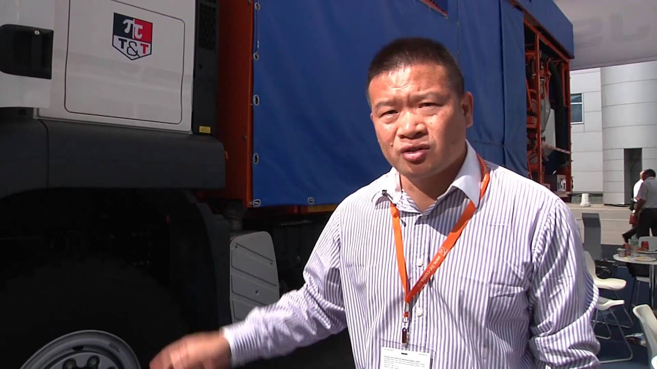 Vice President of Serva SJS about Cementing unit PCT611a - YouTube