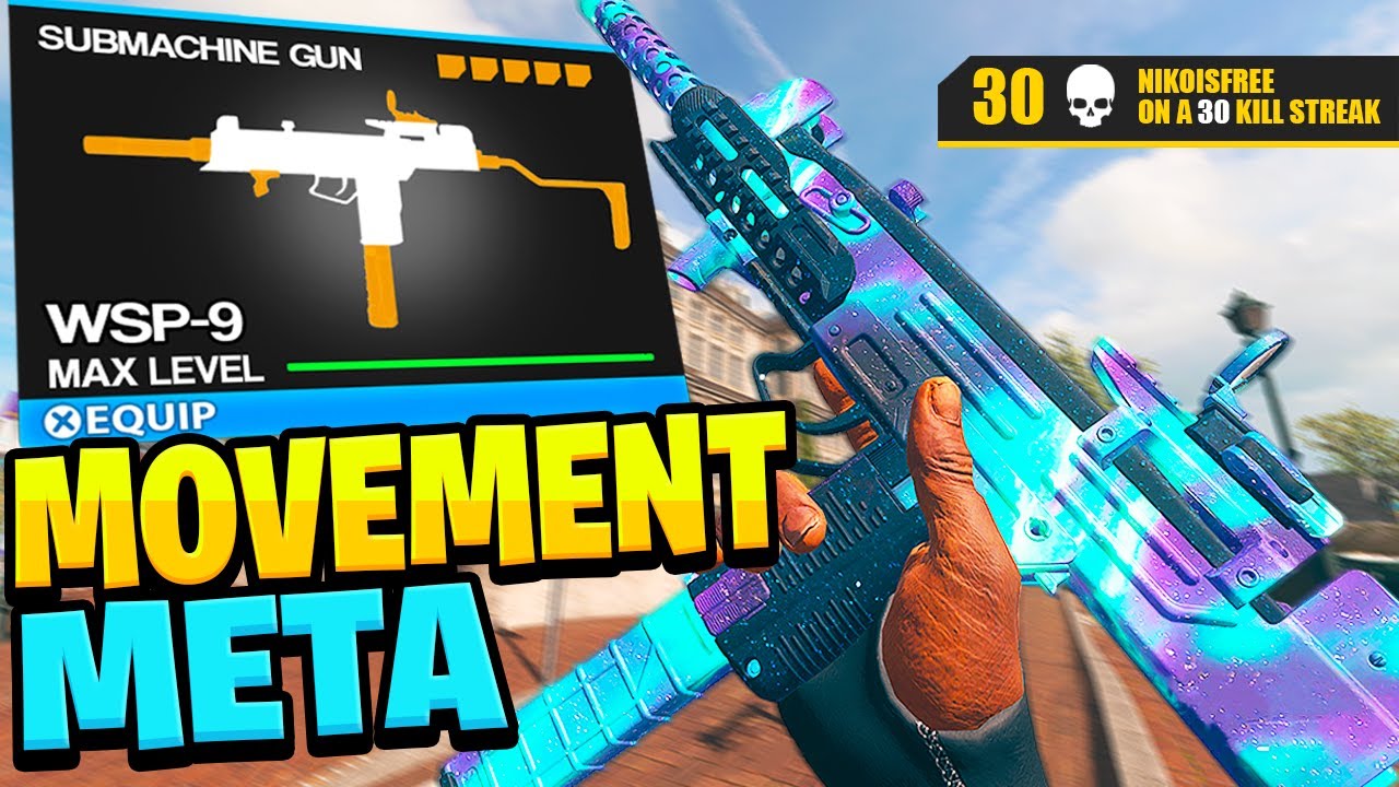The New BEST SMG For MOVEMENT And AIM On WARZONE 3 (BEST WSP-9 CLASS ...