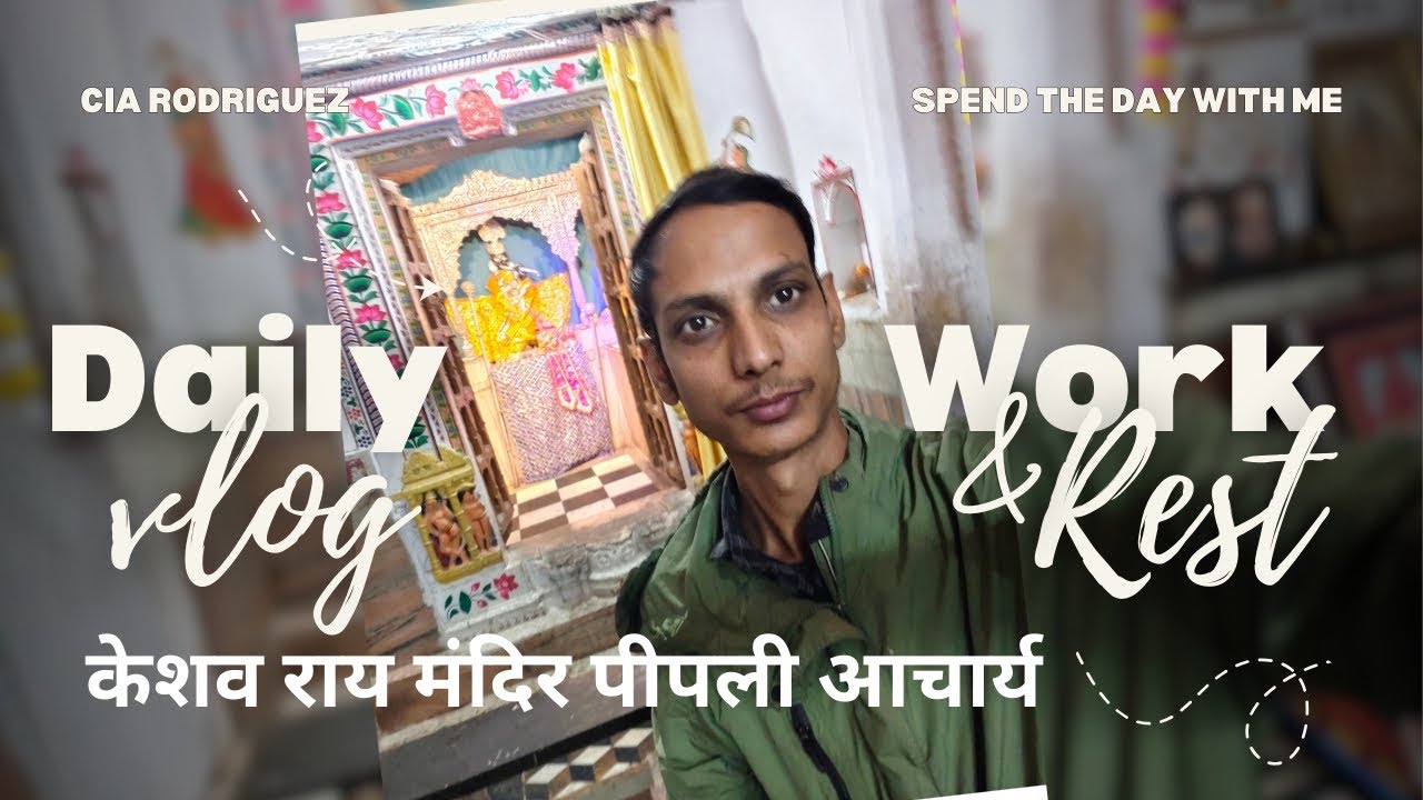 Pipli Acharyan Ka Kashav Rai Mandir Darshan 🙏 | Village Temple Vlog ...