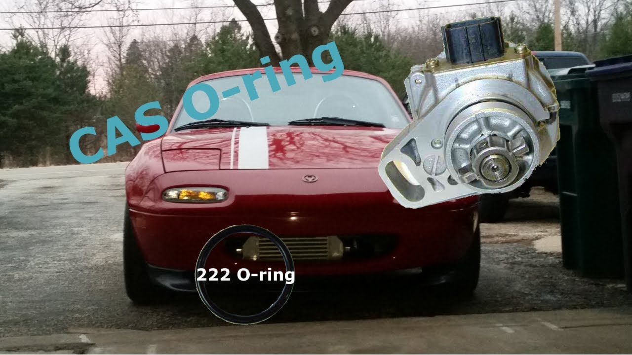 Na Miata CAS O-ring replace - YouTube