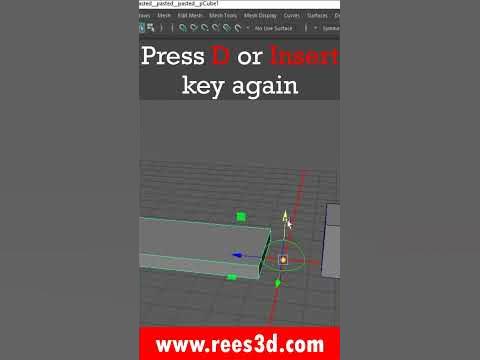 How to Move the Pivot Point in Maya 2023 #shorts #maya #rees3d - YouTube