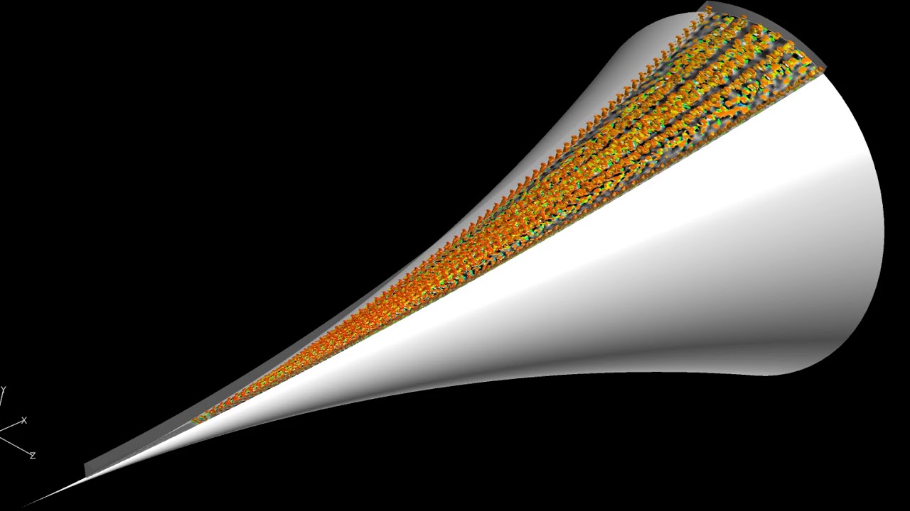 Flared cone boundary layer - YouTube