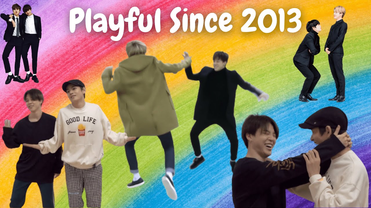 VMIN Have Been Playful Since 2013 | BTS (방탄소년단) Jimin And Taehyung Are ...