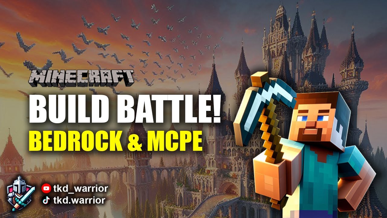 🔴[LIVE] Minecraft Indonesia - BUILD BATTLE! Bedrock & MCPE - YouTube