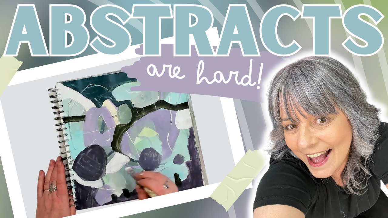 Expressive abstract painting | Turning a struggle into connection ...