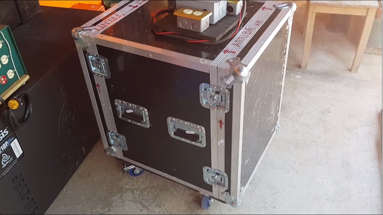 fabriqué Case/Rack para mis Amplificadores - YouTube