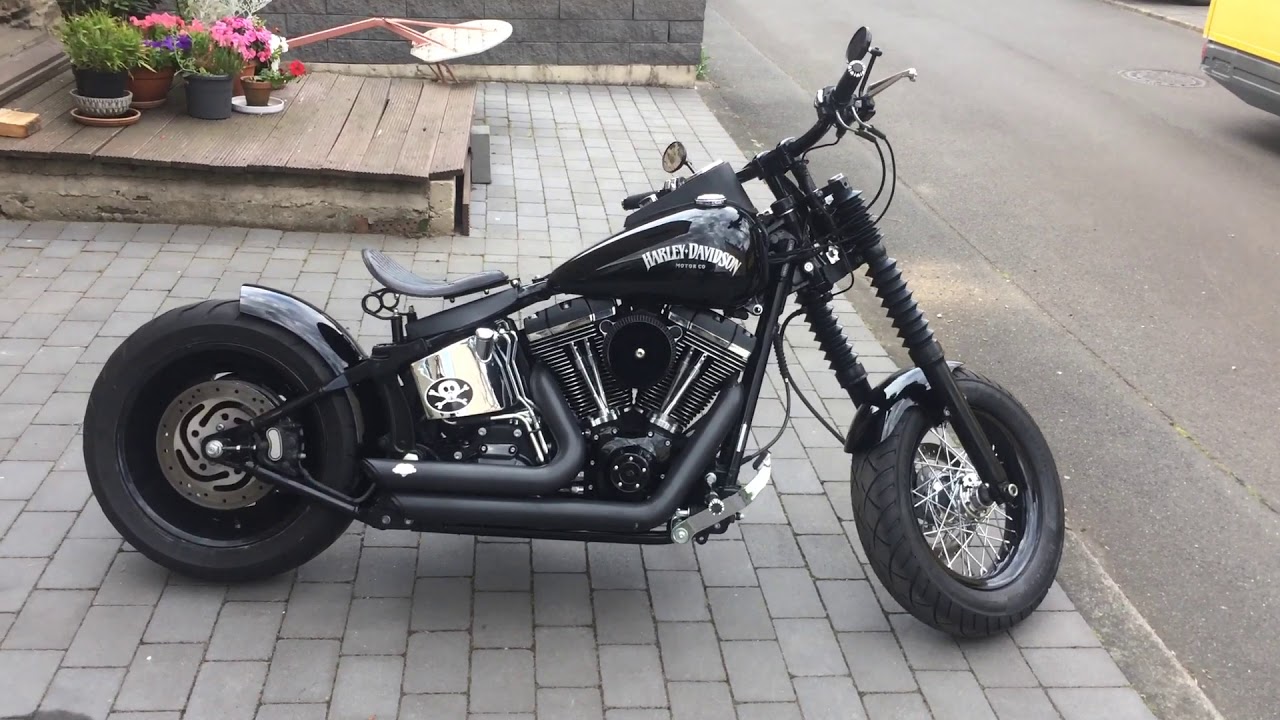 2007 Softail Bobber/Chopper - YouTube