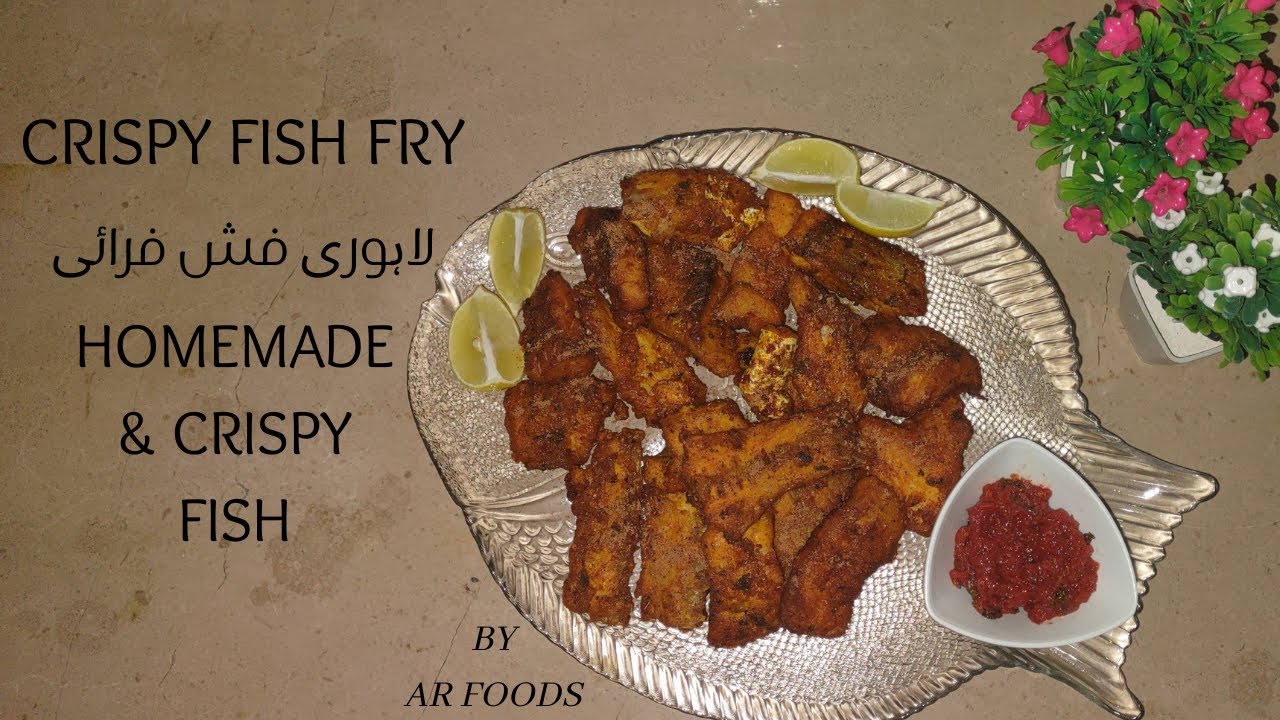 Crispy Fish Fry | Masla Fish Fry | لاہوری فش فرائی | @ARFoods - YouTube