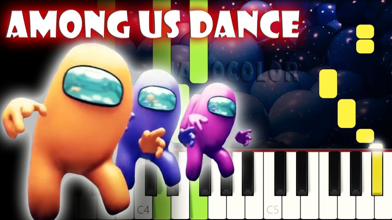 Among Us Dance (el Baile de Among us Remix) | Piano Cover | Tutorial ...