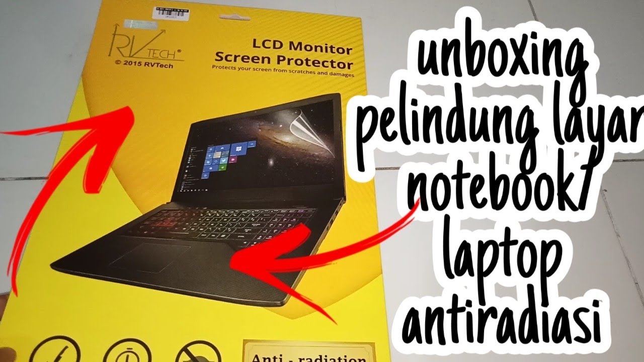 Unboxing & Cara pemasangan LCD Monitor Screen Protector pada Layar ...
