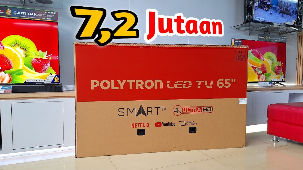 Baru Lagi! TV LED 65 INCH 4K UHD, Smart TV POLYTRON PLD 65UV5930 ...