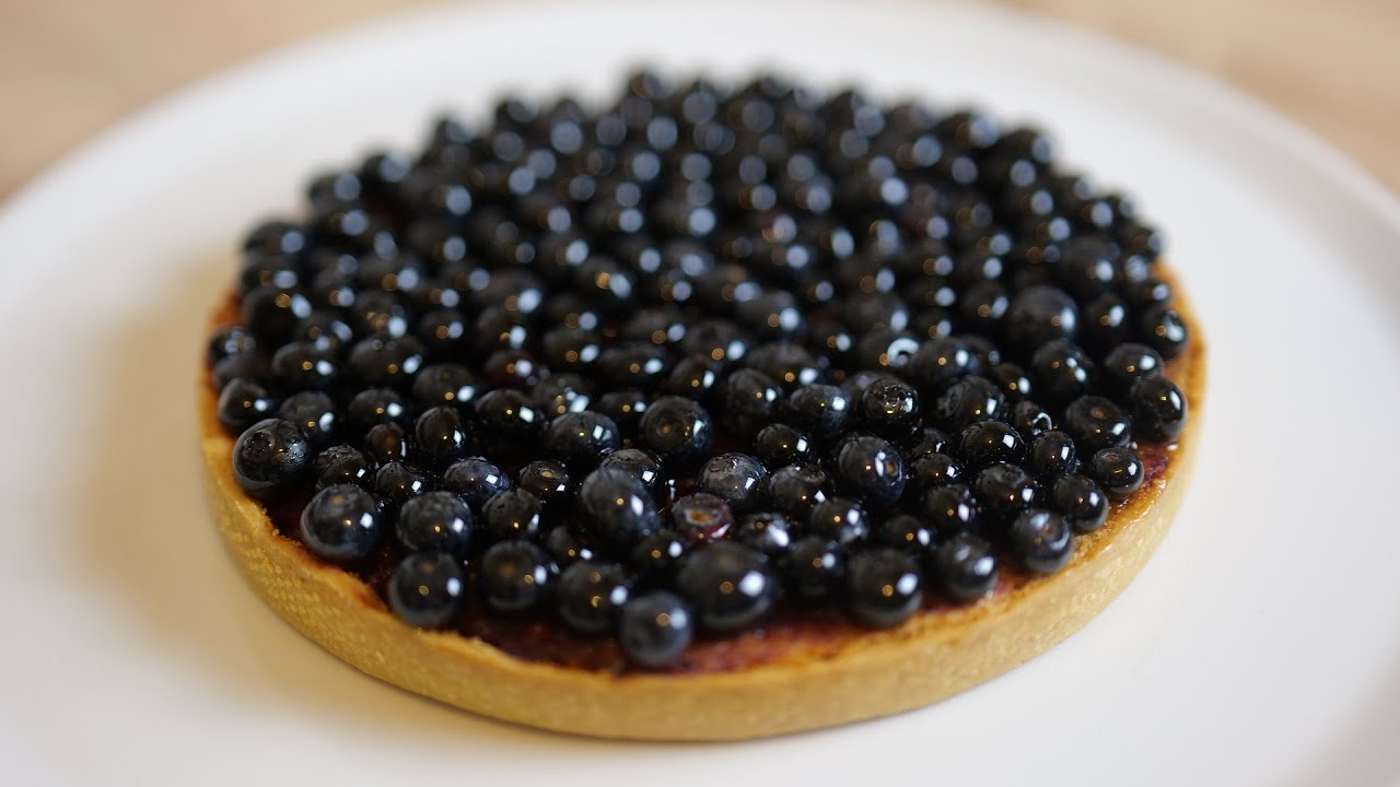 Creamy Blueberry Tart Recipe | Blueberry gelee - YouTube