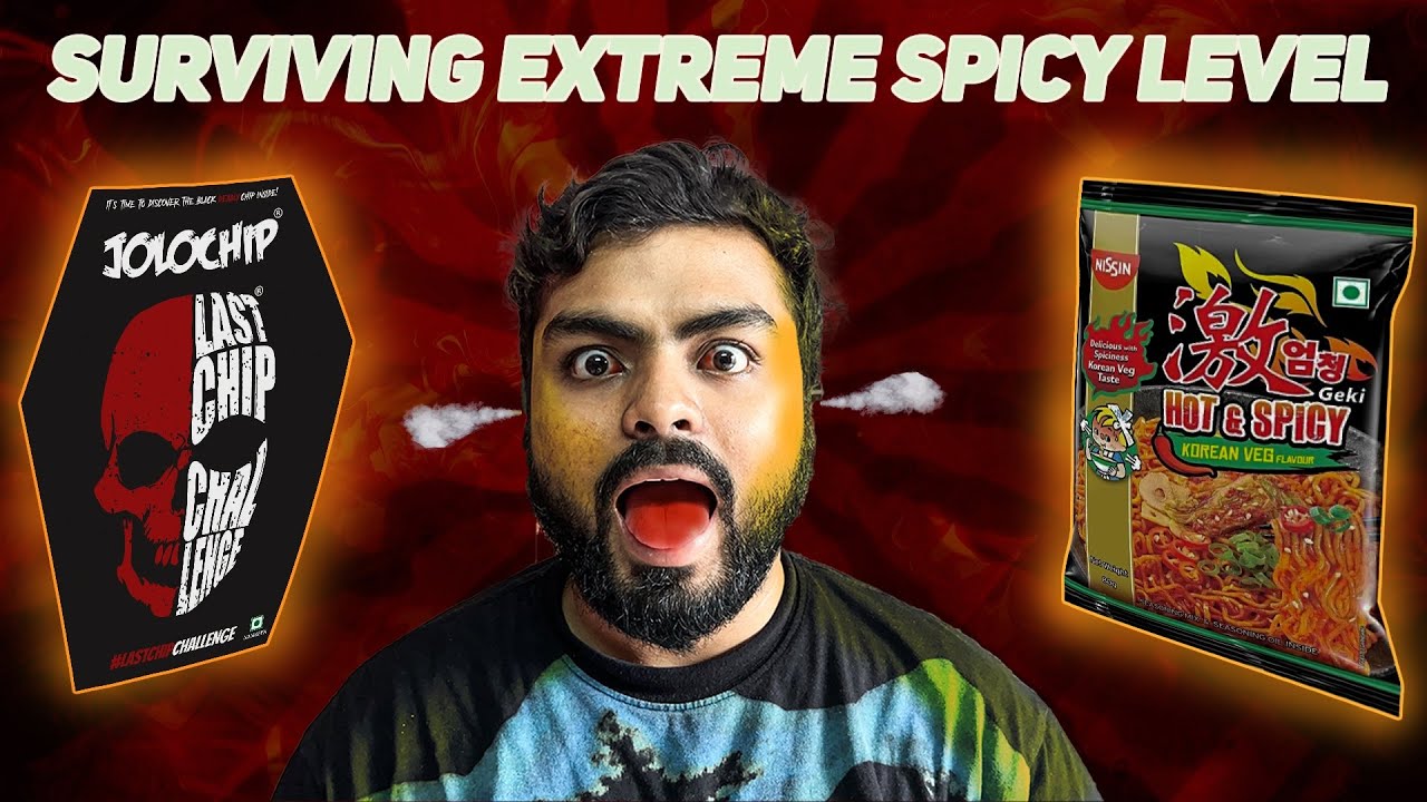EXTREME SPICIEST THINGS JOLO CHIP AND KOREAN NOODLES FOR THE FIRST TIME ...