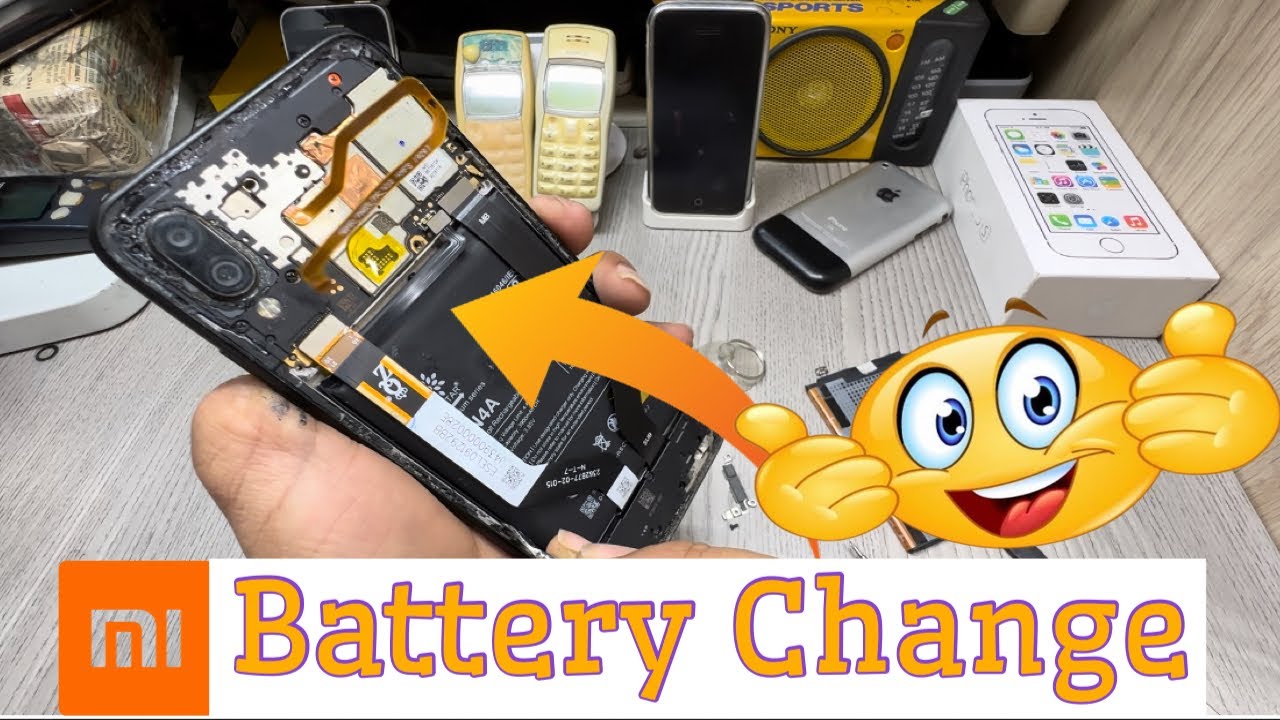 How i change mi Battery || Redmi phone battery replacement - YouTube