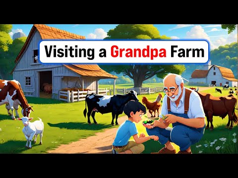 Improve Your English (Visiting a Grandpa Farm) - English Listening ...