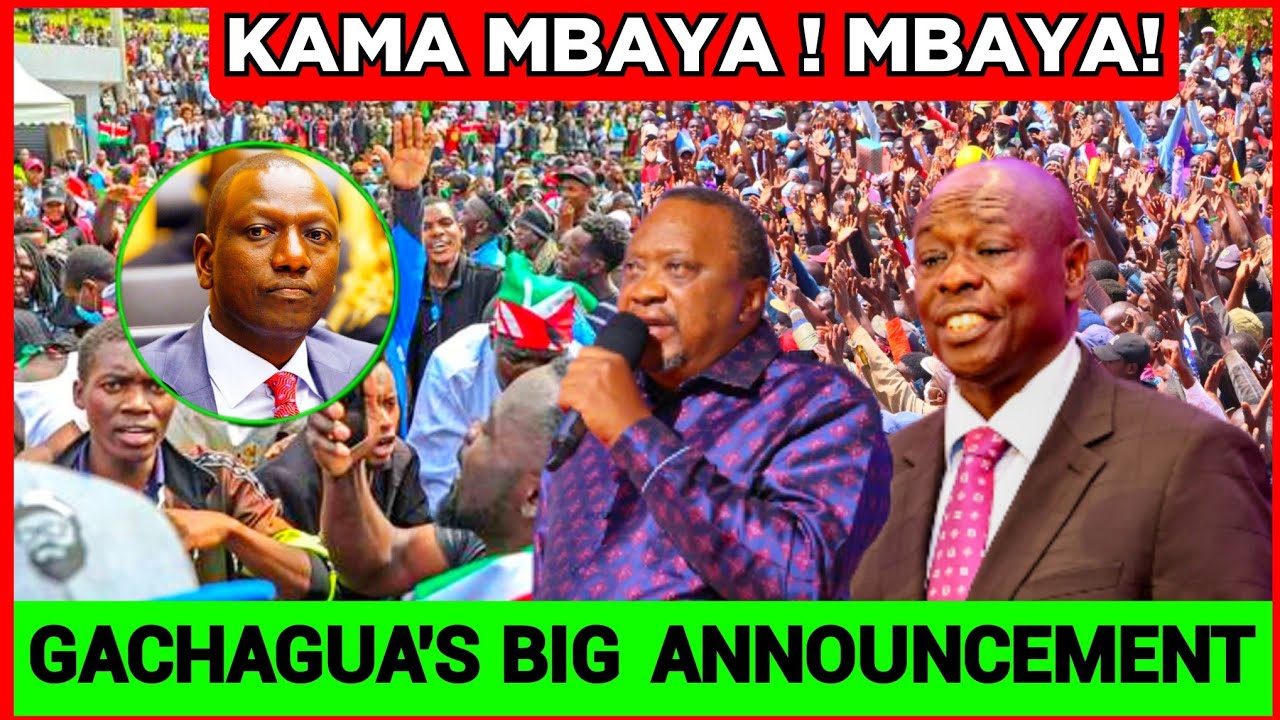 Gachagua Supporters Sing Mau Mau Songs as They Welcome Gachagua in ...