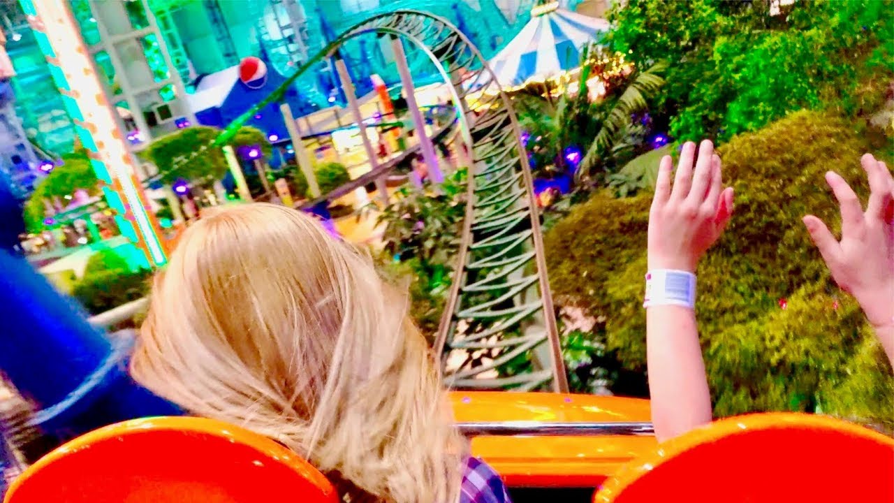 Mall Of America Roller Coaster PEPSI ORANGE STREAK - YouTube