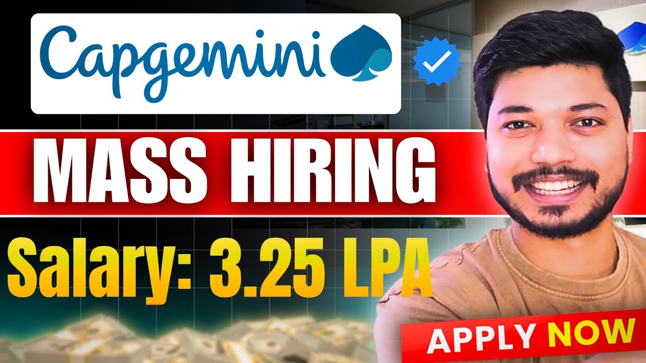 Capgemini is HIRING FRESHERS Again🔥Apply Now #job4freshers - YouTube