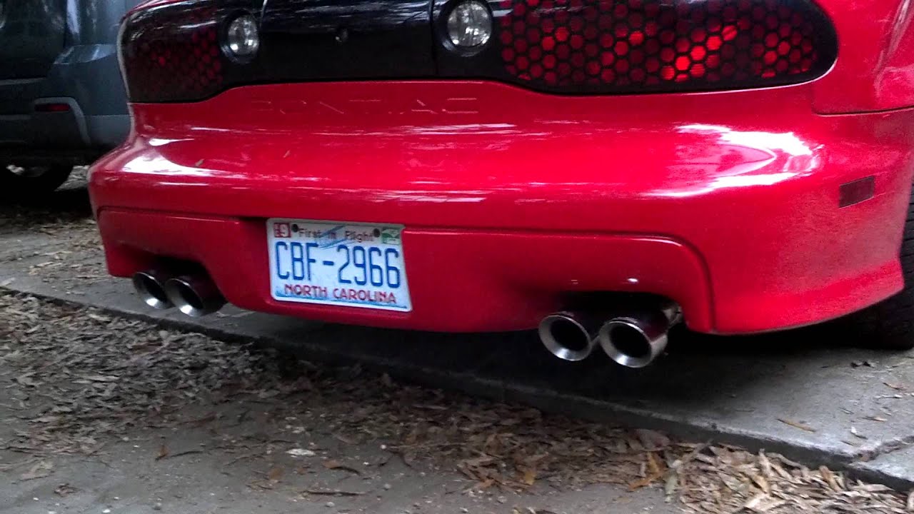 1998 Pontiac trans am CORSA exhaust clip - YouTube